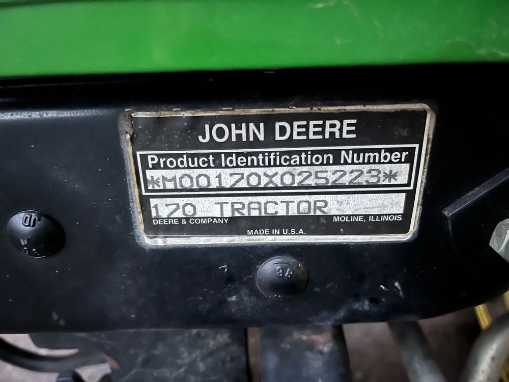 John Deere 170 Rasentraktor (Gebraucht) in Bülach für CHF 760 – nur ...
