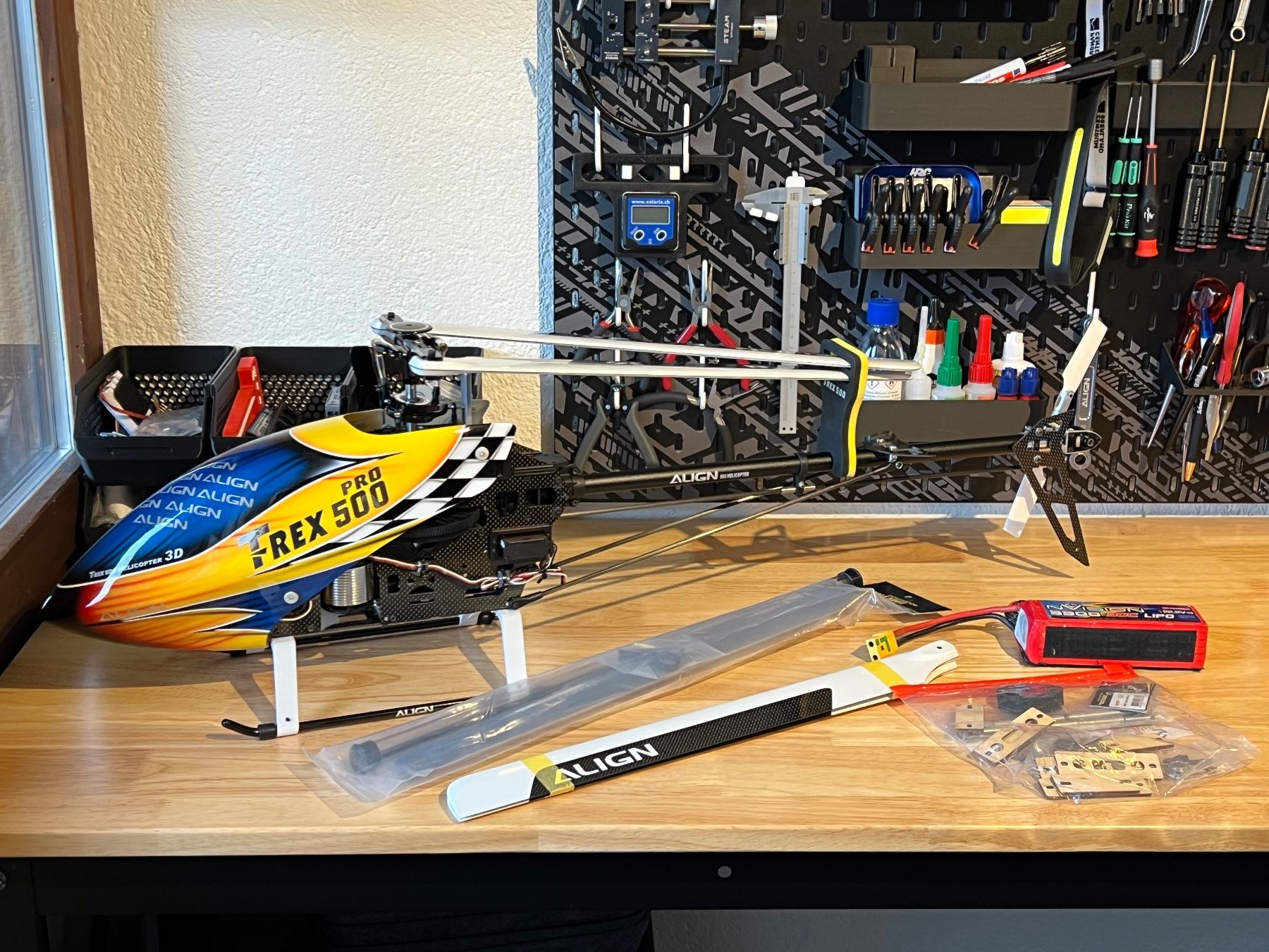 Align Trex 500 Pro Mechanik mit Motor, Regler, Servos ab 1.- (Gebraucht ...