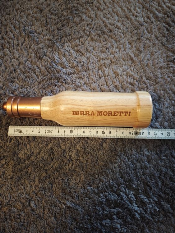 Birra Moretti Pfeffermühle aus Holz - Top Zustand! (Neu (gemäss ...