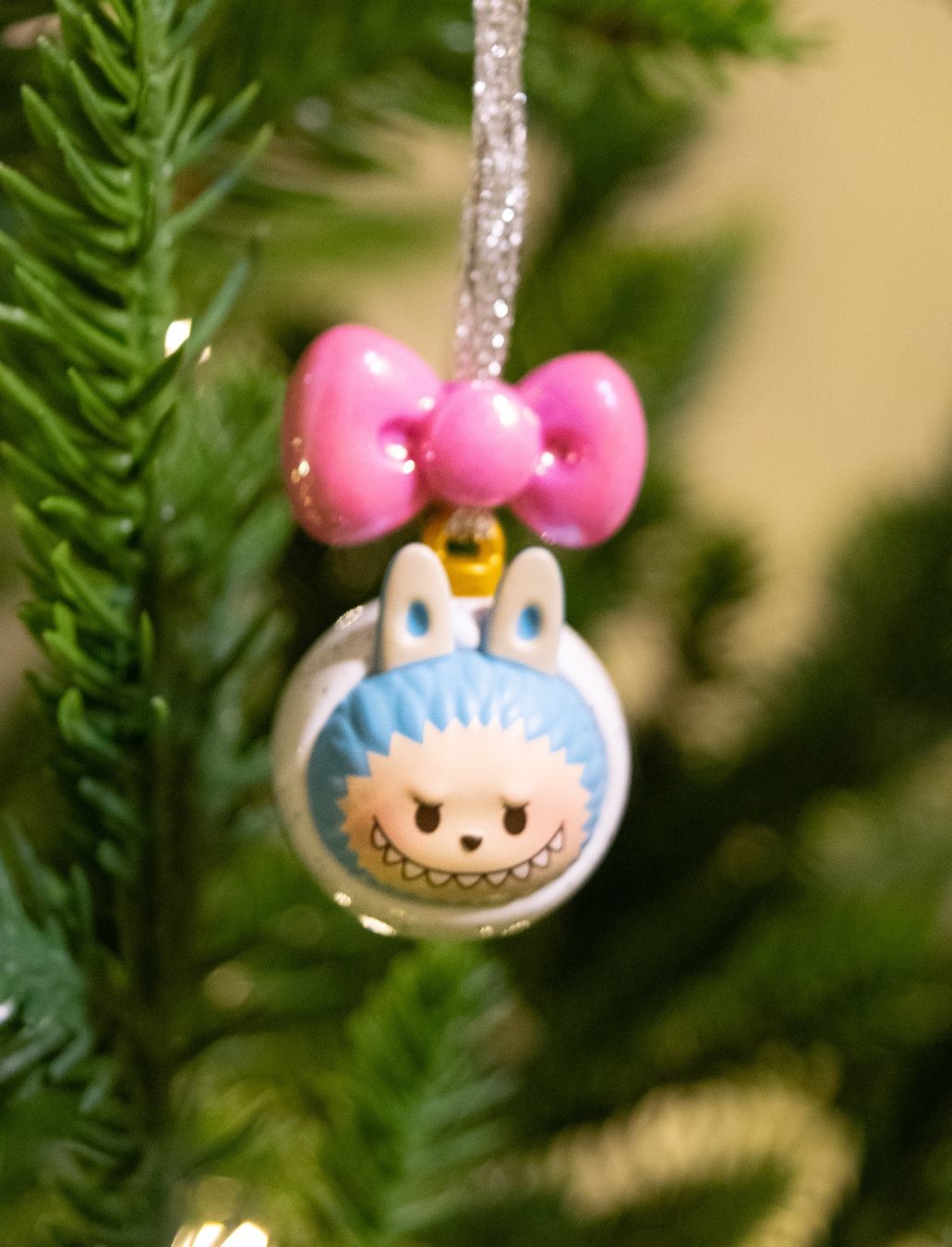 POP MART PopBean Christmas Ball Series Tree Ornament LABUBU (Neu und ...