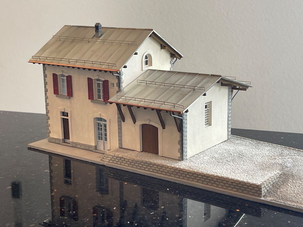 PIROVINO H0m: FO/MGB Station Münster, Fertigmodell (Neu (gemäss ...