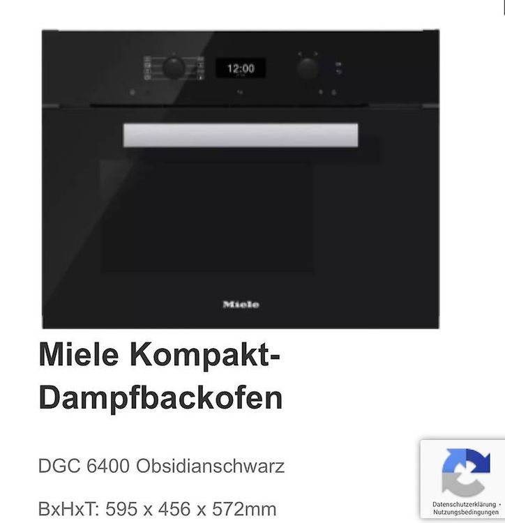 Miele DGC 6400 Dampfgarer (Neu und originalverpackt) in Künten für CHF ...