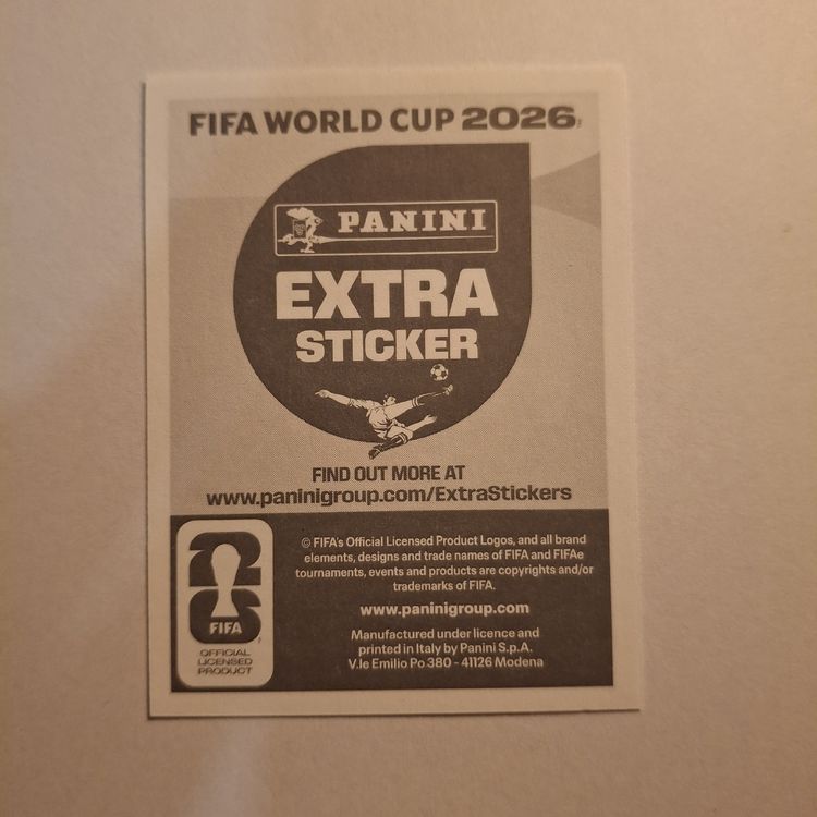 Panini Extra Sticker Luka Modric Silver FIFA WM 2026 ⚽️🔥 (Gebraucht) in ...