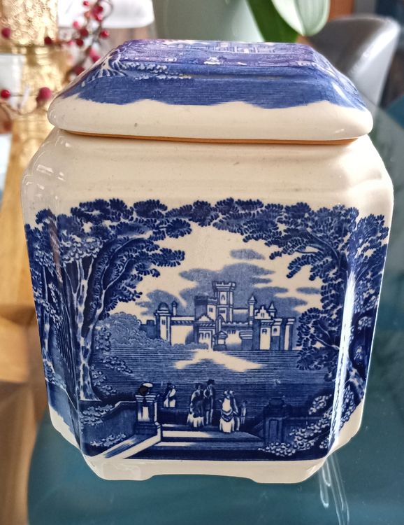 Vintage 1950 MASON'S PATENT CHINA BLUE & WHITE FAN JAR (Gebraucht) in ...