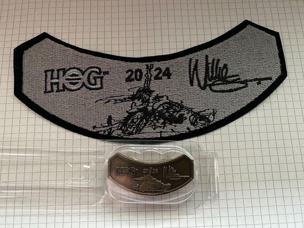HOG HARLEY-BADGE MIT PIN 2024 (Neu (gemäss Beschreibung)) in Bellach ...