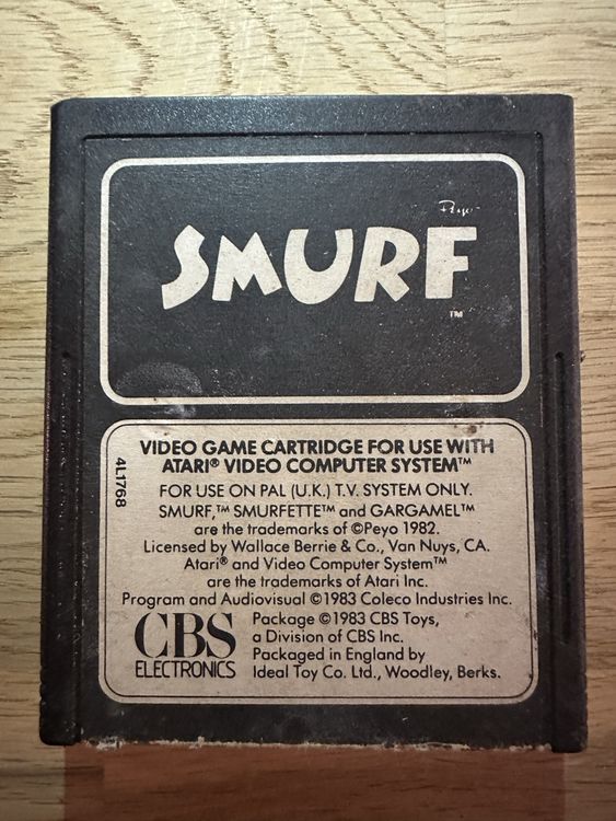 The Smurf für Atari 2600 (Gebraucht) in Kestenholz für CHF 16 – mit ...