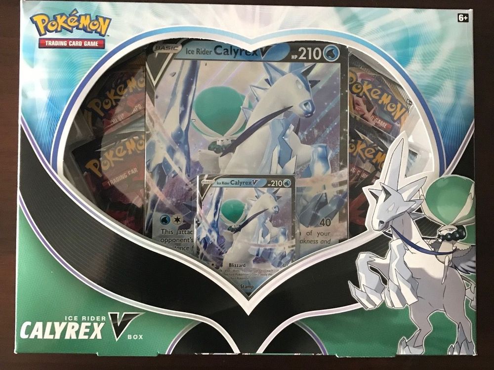 Pokémon Ice Rider Calyrex V-Box / EN (Neu und originalverpackt) in ...