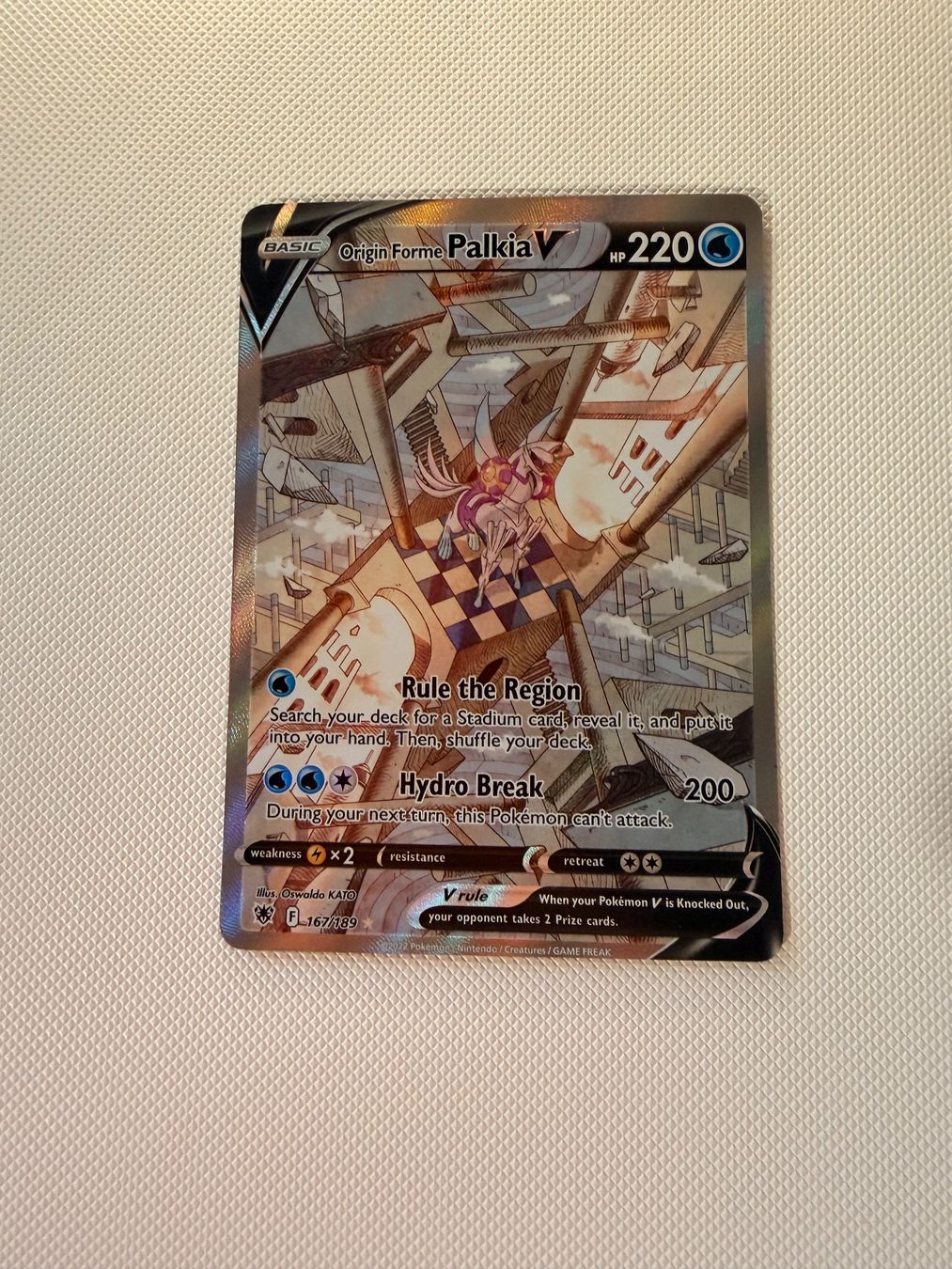 Origin Forme Palkia V 167/189 Alt Art Astral Radiance EN (Gebraucht) in ...