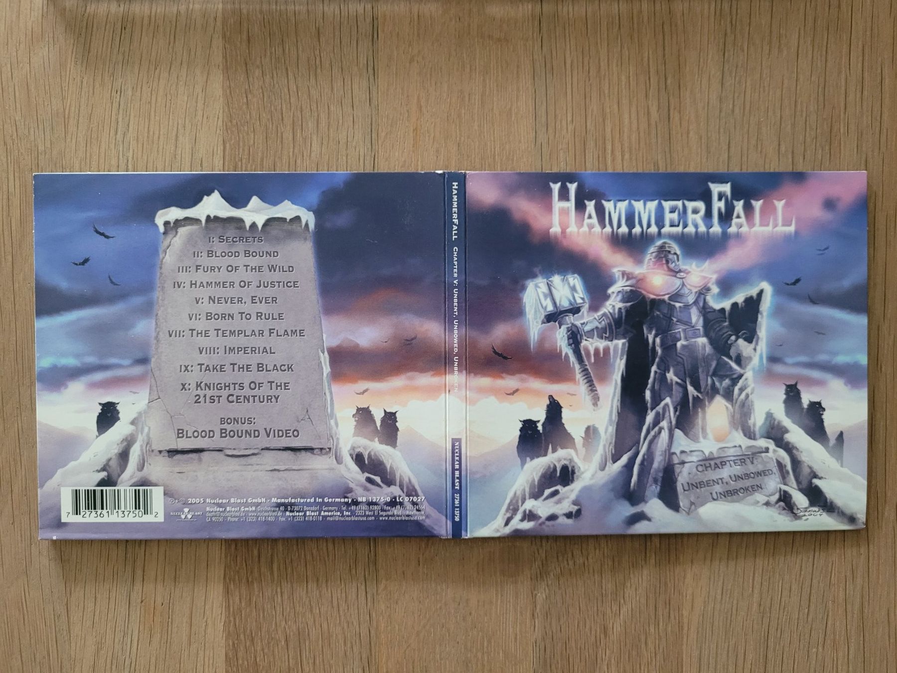 CD Hammerfall - Chapter V: Unbent, Unbowed, Unbroken, 2005 (Gebraucht ...