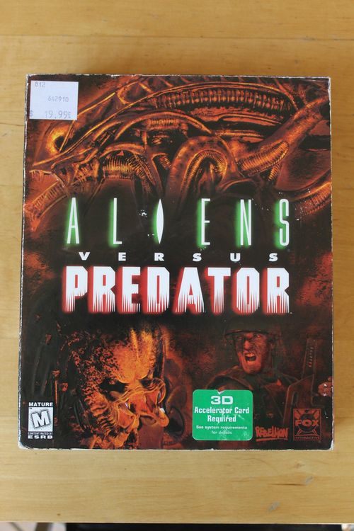 Aliens VS Predator PC CD-ROM Big Box Edition US Version (Gebraucht) in ...