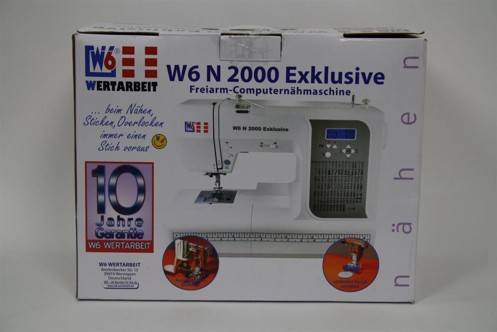 W6 N 2000 Nähmaschine (22111147) | Kaufen auf Ricardo