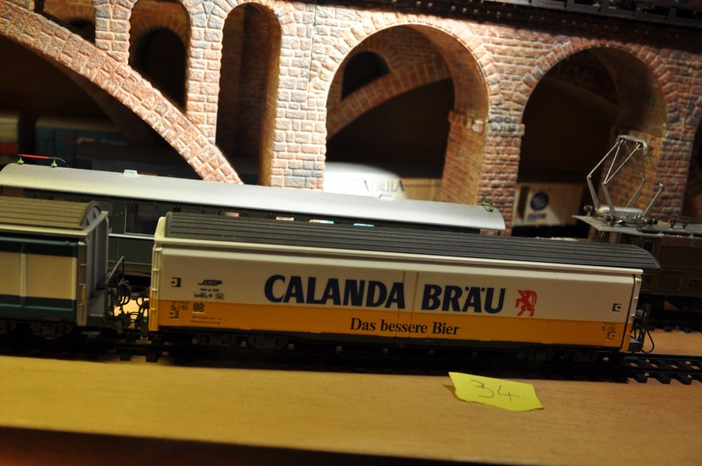 RhB -Bemo HOm - 3 wagons marchandises couverts longs | Acheter sur Ricardo