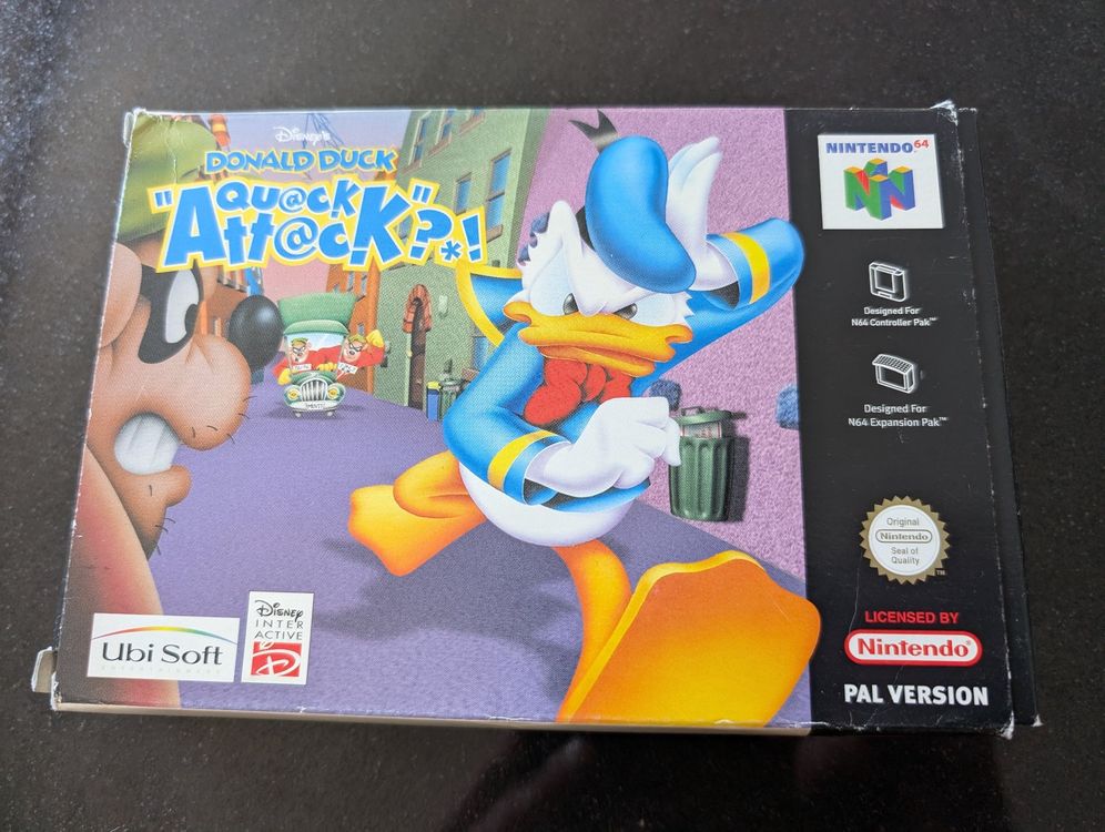 DONALD DUCK - QUACK ATTACK (PAL) - NINTENDO 64 (Gebraucht) in Spiegel b ...