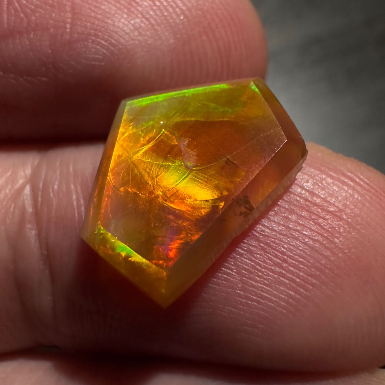 Natural Ethiopian Opal - 14 x 12 mm - 3.20 ct (Neu (gemäss Beschreibung ...