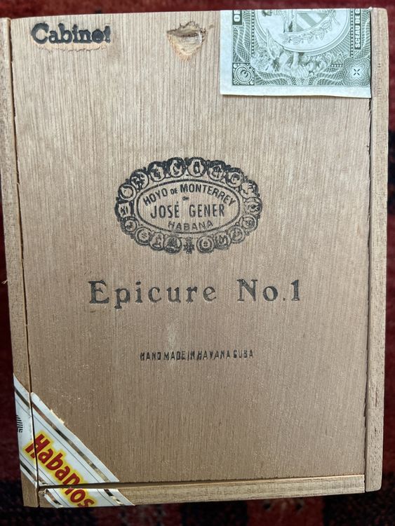 Hoyo de Monterrey Epicure No. 1 Zigarren, Cabinet 25 Stk (Neu und ...