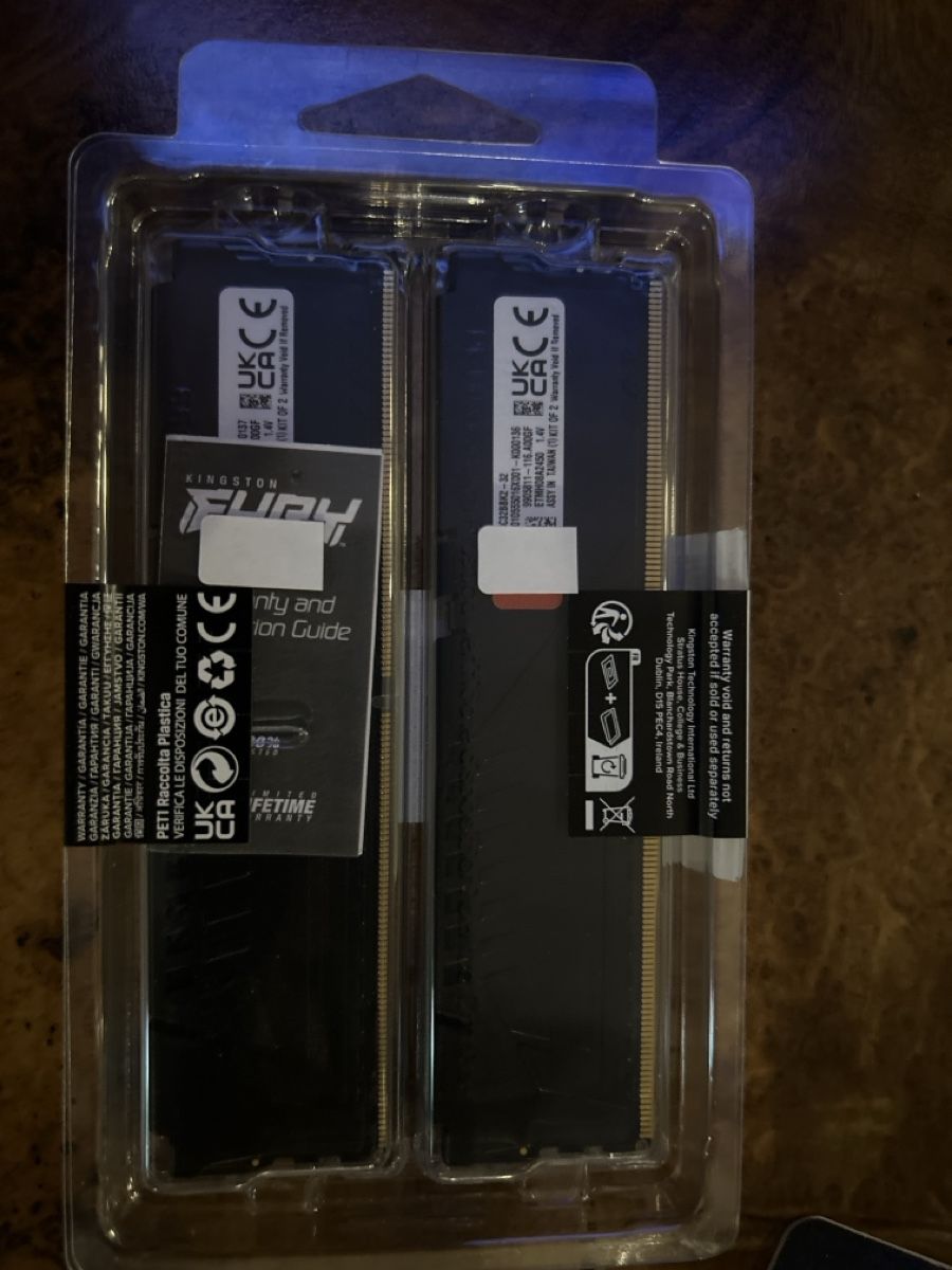 Kingston Fury Beast DDR5 6400MHz 32GB (2x16GB) RAM Neu (Neu und ...