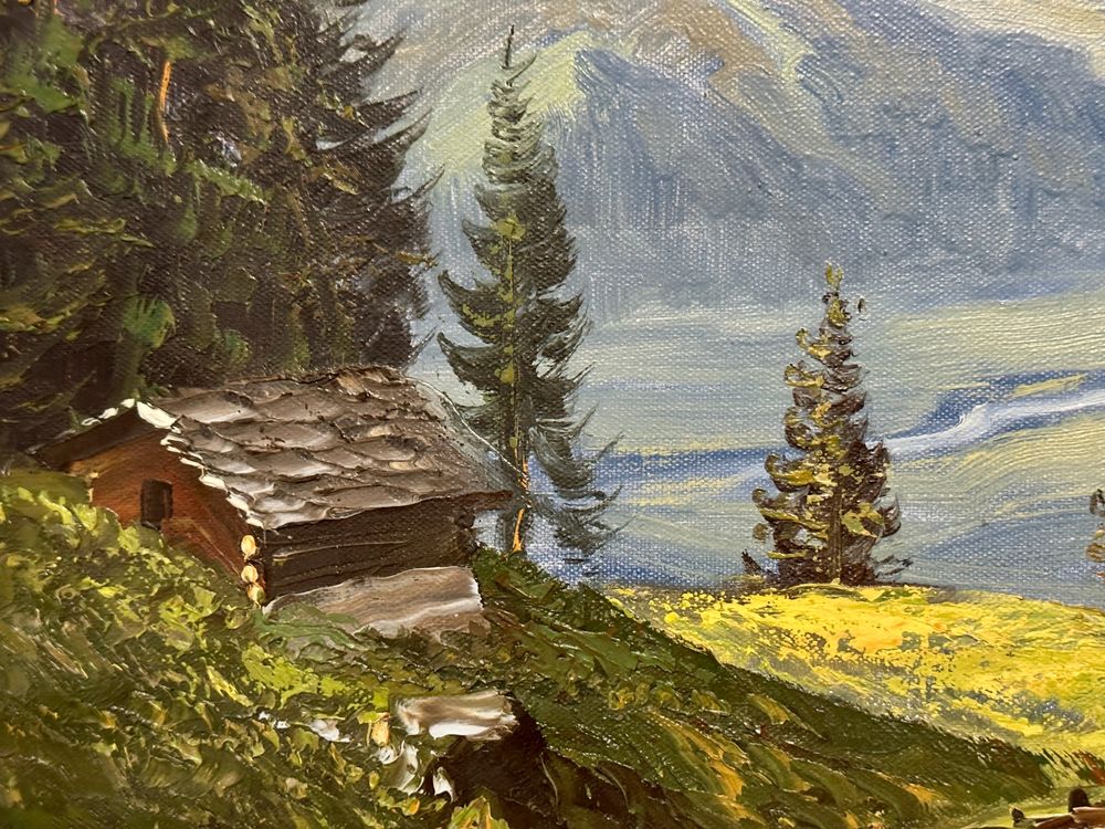 EMIL FREI (1882-1955) Paysage "Le Rhône" huile sur toile | Kaufen auf ...