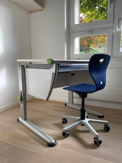 Moll Schreibtisch "Runner" Compact mit Kinderstuhl WOODY (Gebraucht) in ...