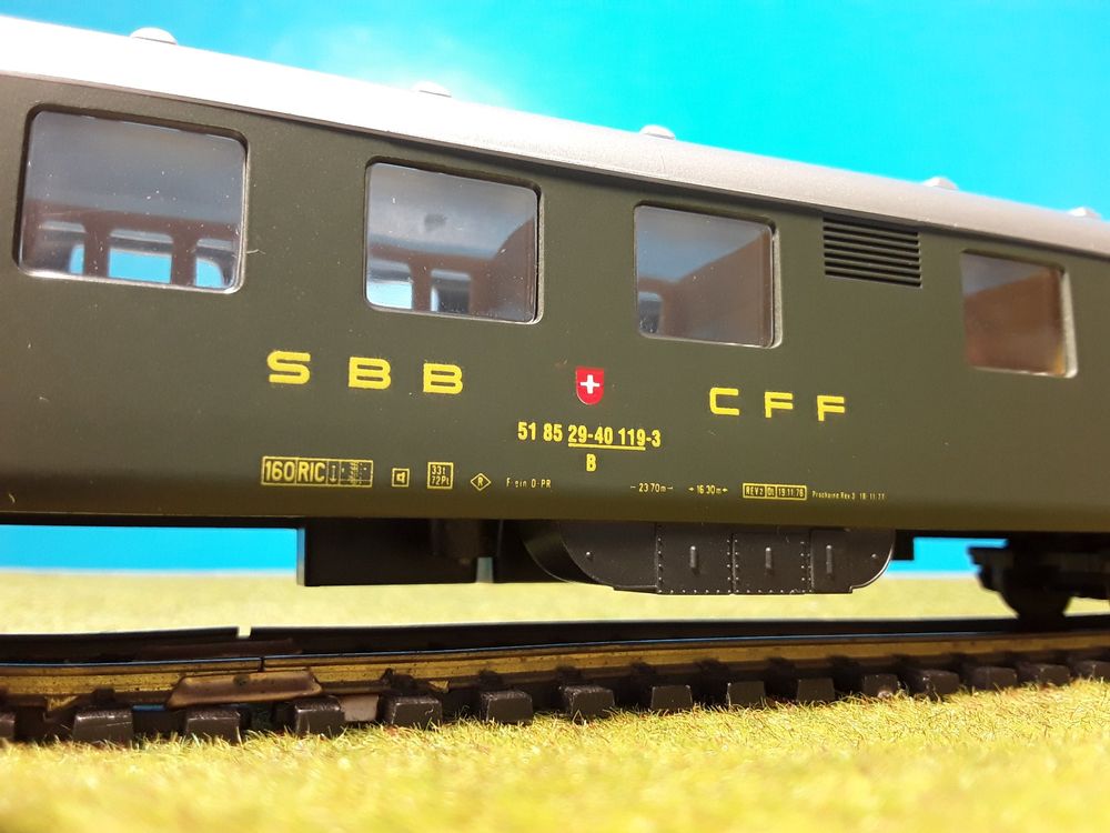 2 x Lima _ SBB CFF Abteilwagen _ Personenwagen _ Spur H0 | Kaufen auf Ricardo