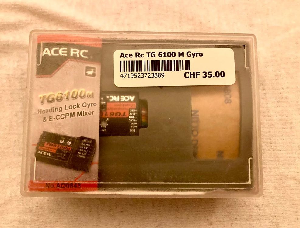 GYROSCOPE ACE RC TG-6100M HEADING LOCK GYRO & E-CCPM MIXER (Neuf avec emballage d'origine) à ...