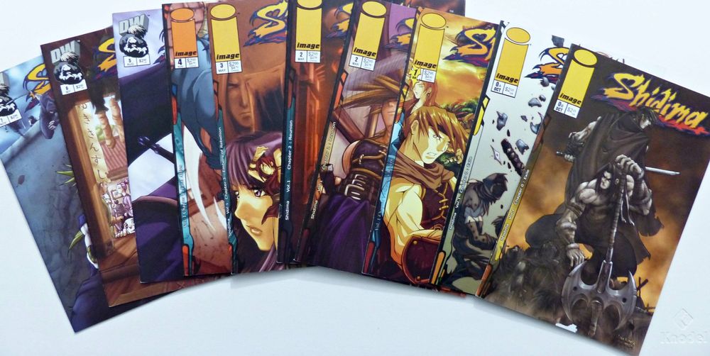 SHIDIMA 0-7 MANGA COMPLETE SWORDMEN WARLANDS SERIE 2001 (Gebraucht) in ...