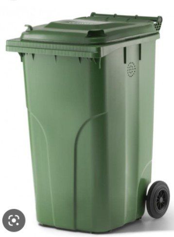 140 Liter Kompostbehälter für die Grünabfuhr, Container grün (D ...