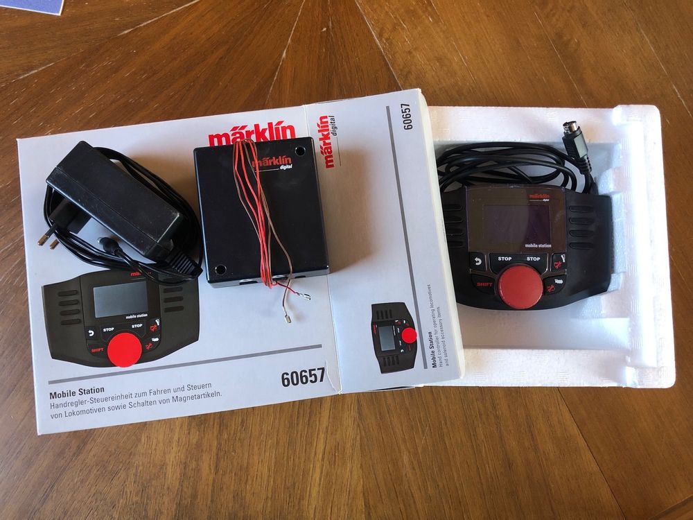 Märklin Mobile Station 60657 + Anschlussbox + Schaltnetzteil (Gebraucht ...