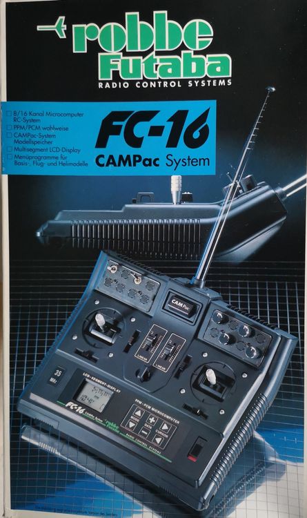Futaba-Fernsteuerung FC16 | Kaufen auf Ricardo