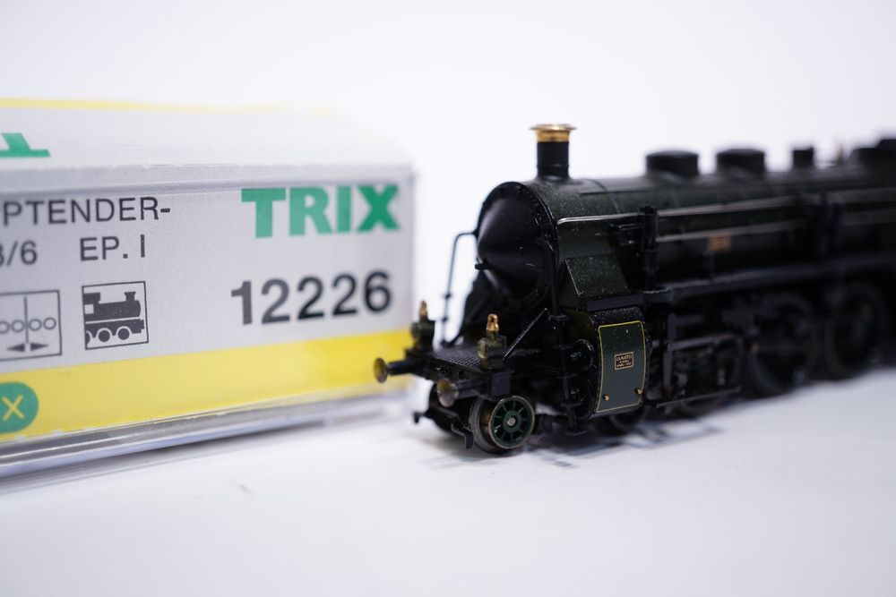6∑ Minitrix 12226 S 3/6 K.Bay.Sts.B Dampflok grün (Gebraucht) in Thun ...