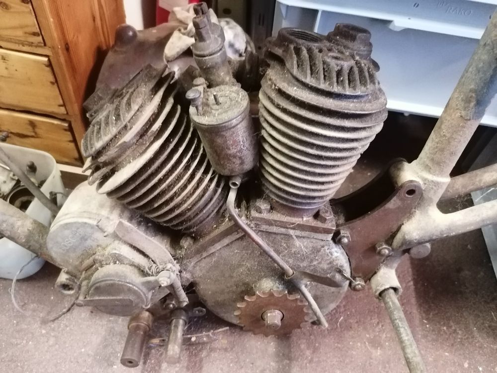 moteur Fritz Moser St Aubin 1914 -1917 oldtimer antik motor (Gebraucht ...