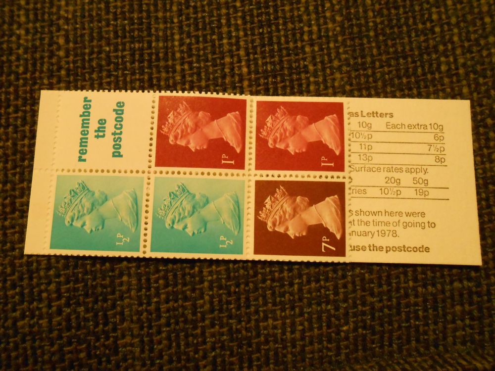 Rojal Mail Stamp Map Norman Battershill Jan. 1978 postfri. (Gebraucht ...