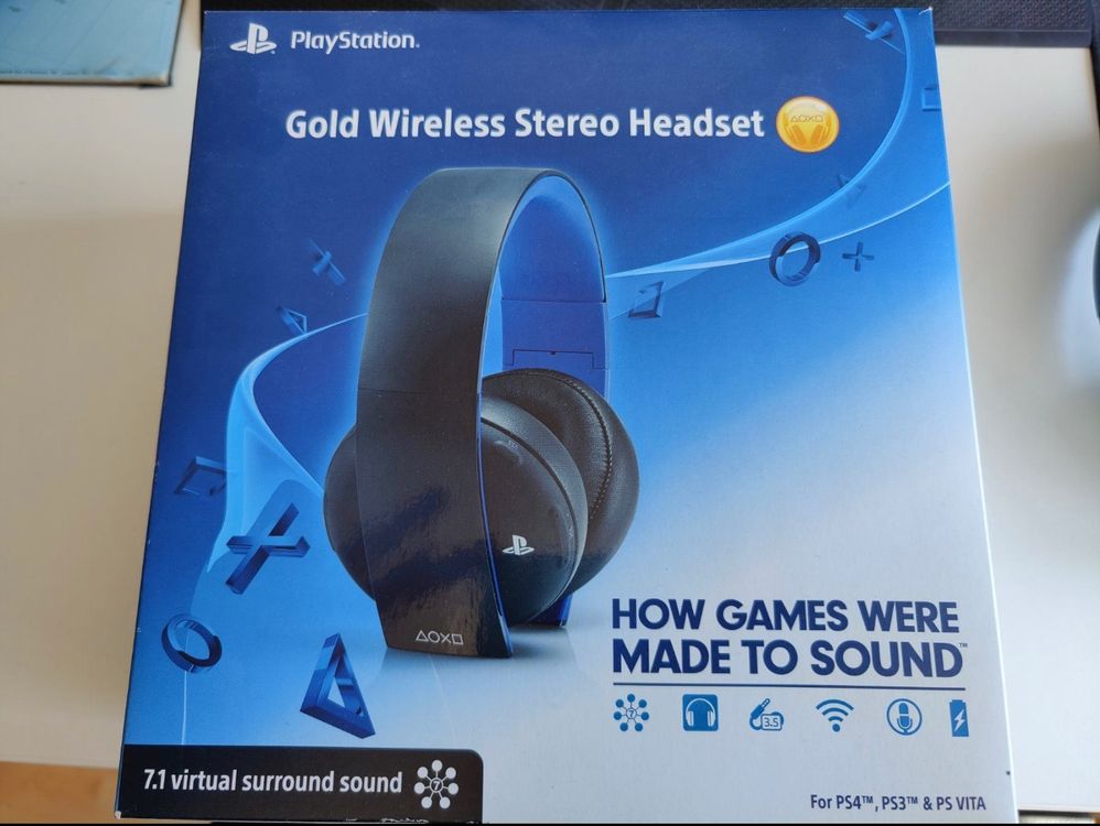 Sony Gold wireless 7.1 headset (Gebraucht) in Mülligen für CHF 19 – mit ...