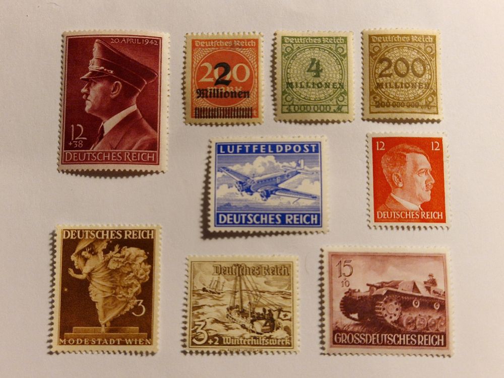 Adolf Hitler, Deutsches Reich Briefmarken, ungestempelt | Kaufen auf ...
