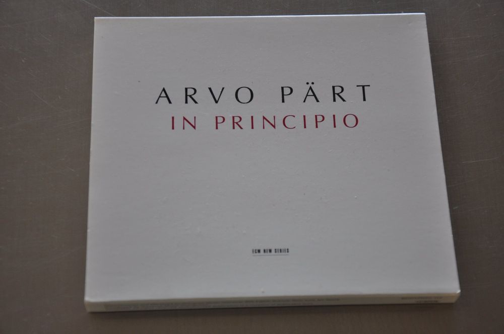 ECM NEW SERIES 2050 - ARVO PÄRT CD IN PRINCIPIO (Gebraucht) in Sion für ...
