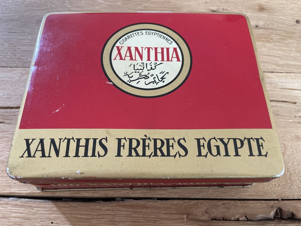 Antike Blechbüchse Zigaretten Xanthia Frères Egypte (Gebraucht) in ...
