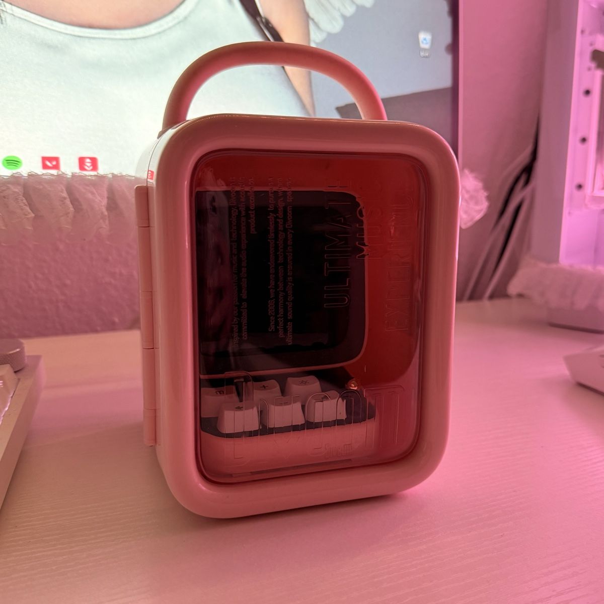 Divoom Ditoo Speaker pink (Neu (gemäss Beschreibung)) in Wettingen für ...