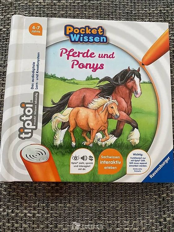 Tiptoi Buch: Pferde und Ponys / 4-7 Jahre (Gebraucht) in Hurden für CHF ...