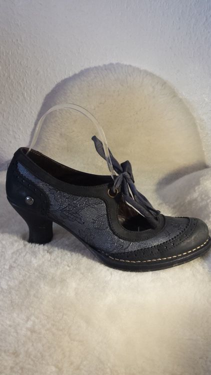 Neuer Neosens Pumps, Schwarz, Silber/Anthrazit, Gr.39 (Neu (gemäss ...
