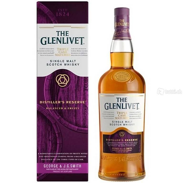 Glenlivet (1 Liter) Single Malt Whisky (Neu und originalverpackt) in ...