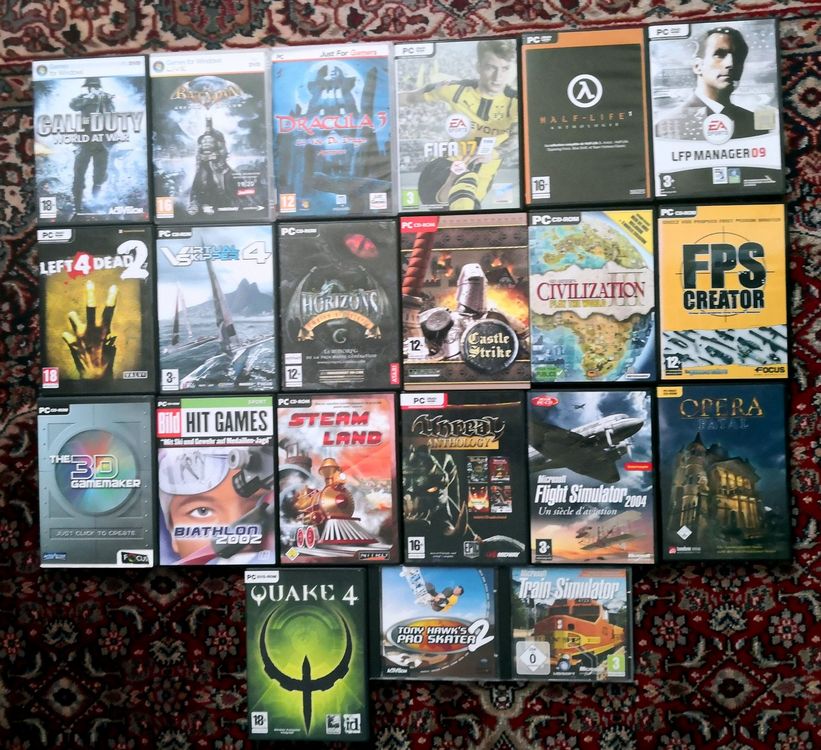 21 jeux PC Dvd et Cd Rom | Kaufen auf Ricardo