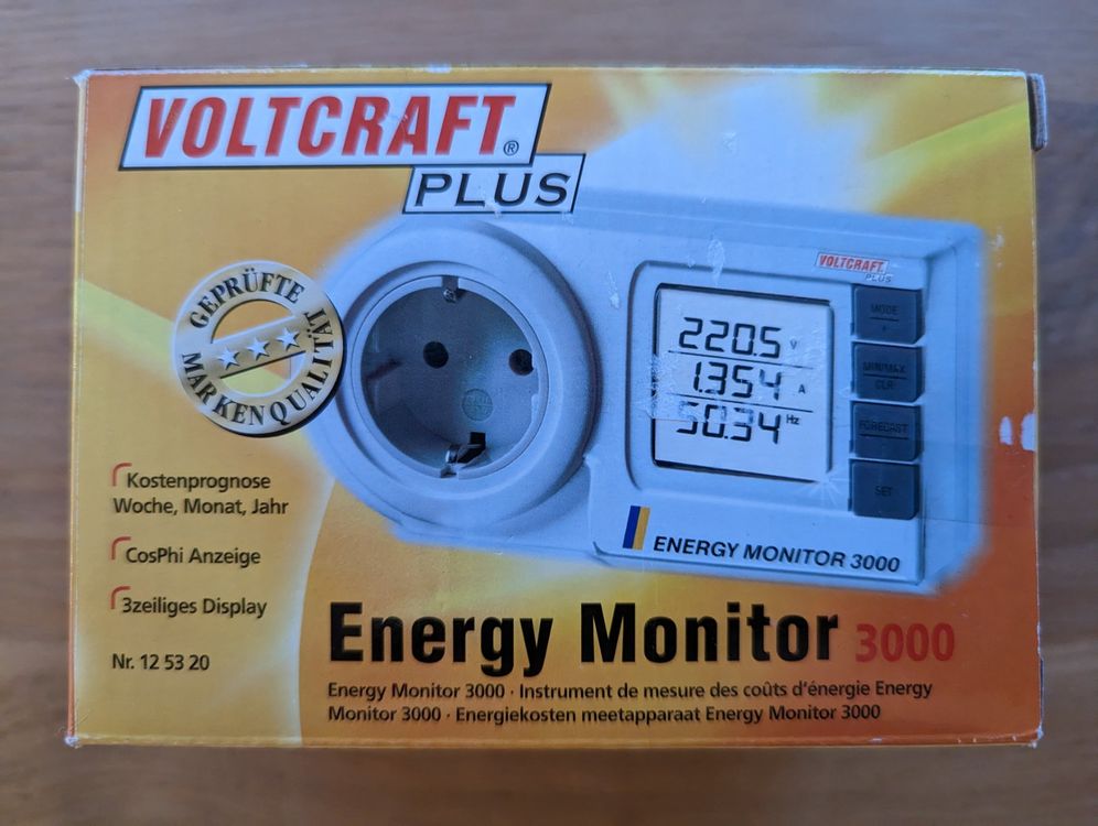 Strommessgerät Voltcraft Energy Monitor 3000 (EU-Stecker) (Gebraucht ...
