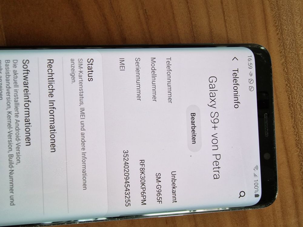 Samsung Galaxy S9+ Ocean Blue 64GB | Kaufen auf Ricardo