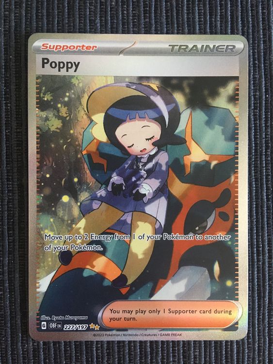 Pokemon Obsidian Flames Poppy Alt Art Englisch | Kaufen auf Ricardo