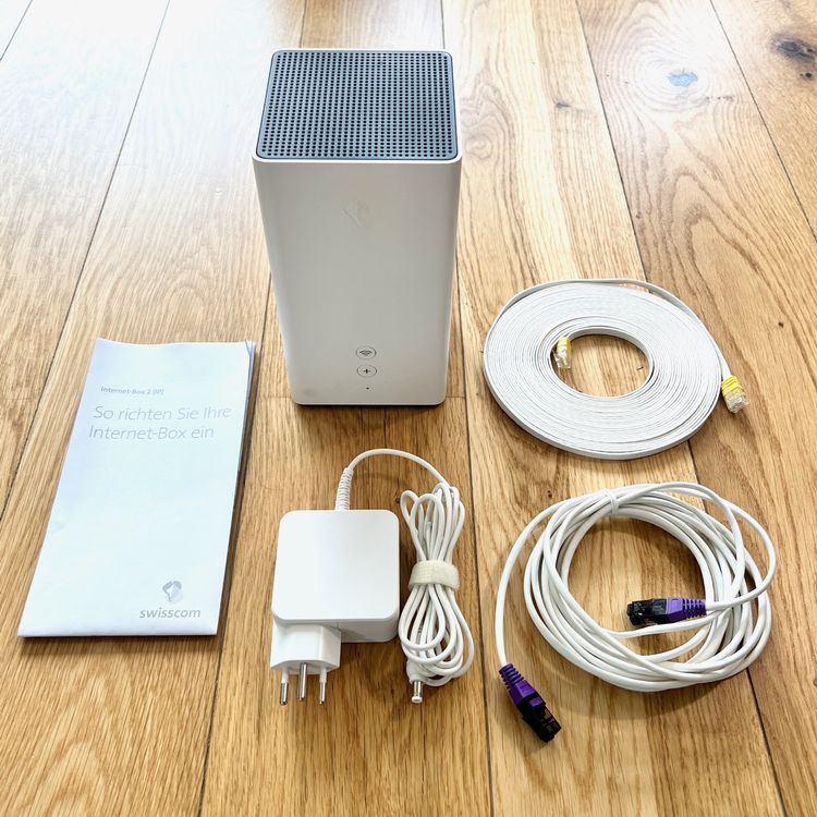 Swisscom Internet-Box 2.0 (WLAN Router) inkl. Zubehör (Gebraucht) in ...