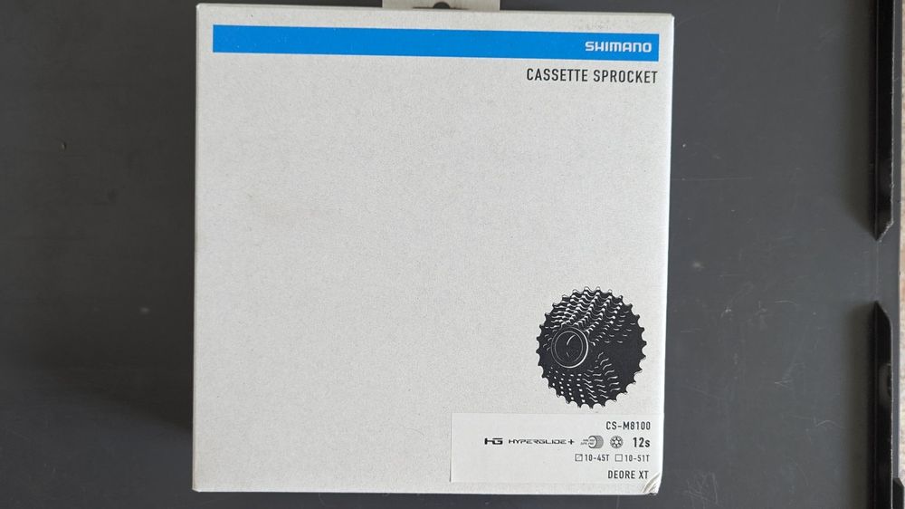 Shimano XT CS-M8100 12-Gang Kassette Neu (10-45T) (Neu und ...