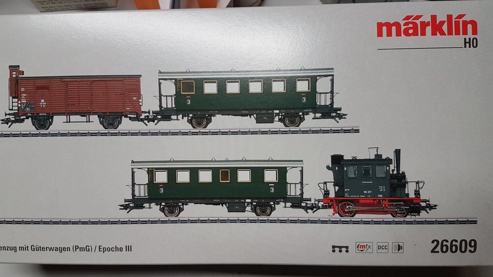 Set Märklin 26609 "Glaskasten" mit Wagen | Kaufen auf Ricardo