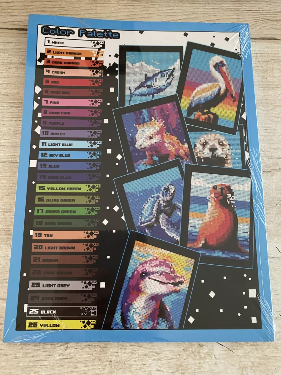 Malbuch Mystery Mosaics 50 Ocean Animals Color by Number (Neu und ...