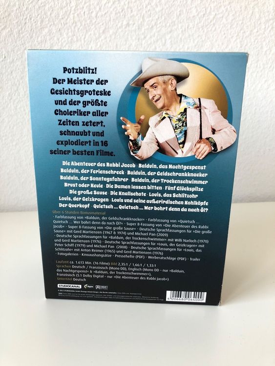 Die grosse Louis de Funès Collection - 16 Filme auf 16 DVDs | Kaufen auf Ricardo