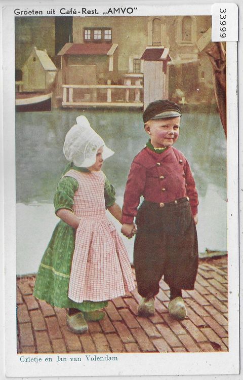 Holland Kinder - Groeten uit Cafe-Restaurant AMVO (Gebraucht) in ...