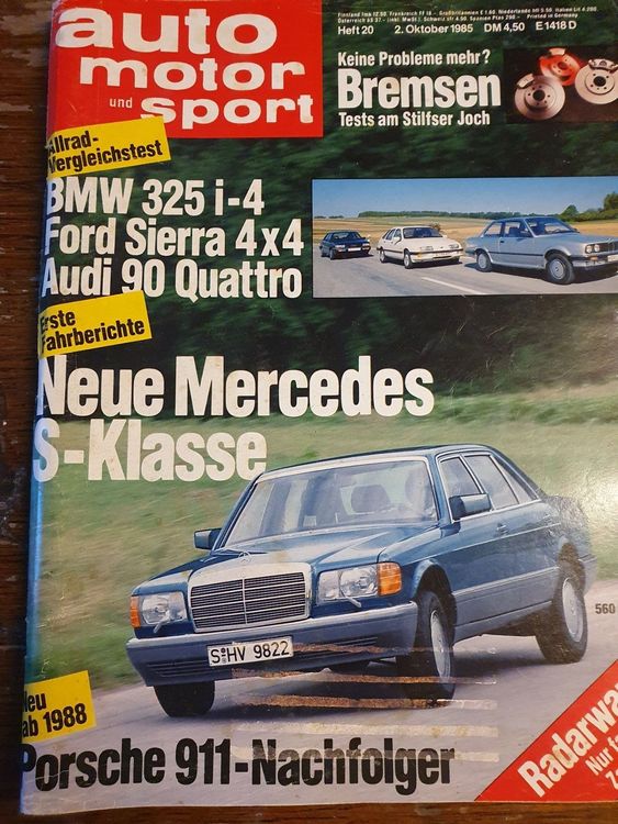 AMS 20/85 BMW 325 iX Mercedes 560 De Ville Ferrari 328 xa | Kaufen auf ...